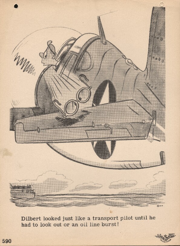 U.S. Navy Dilbert Training Posters