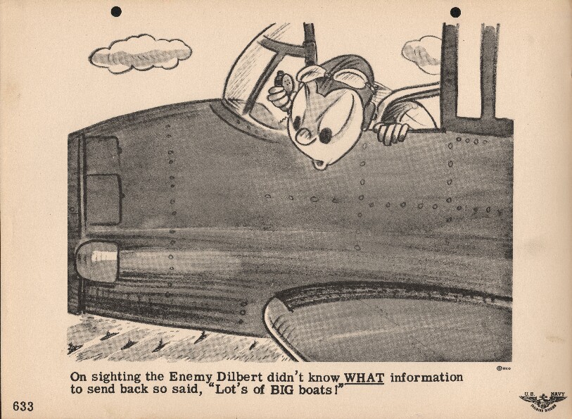 U.S. Navy Dilbert Training Posters