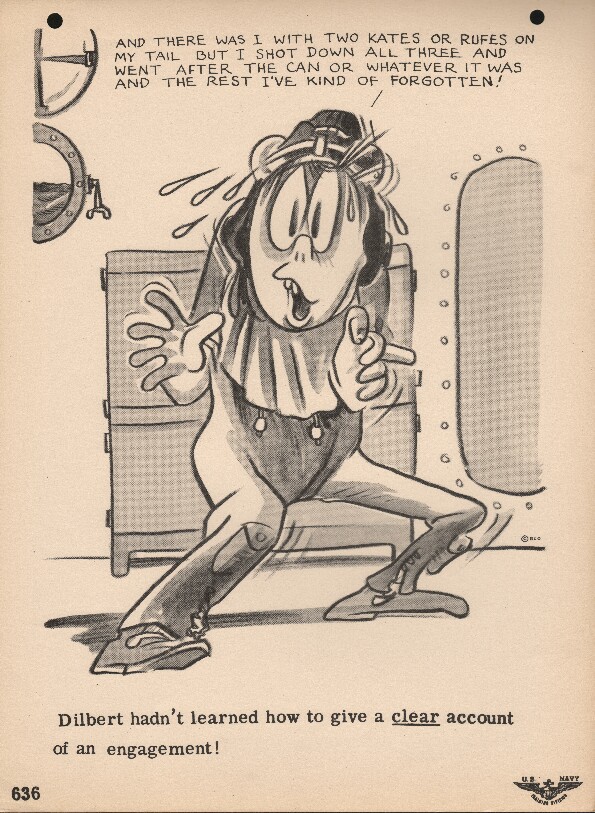 U.S. Navy Dilbert Training Posters