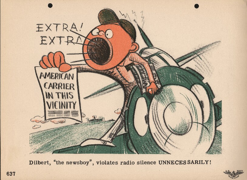 U.S. Navy Dilbert Training Posters