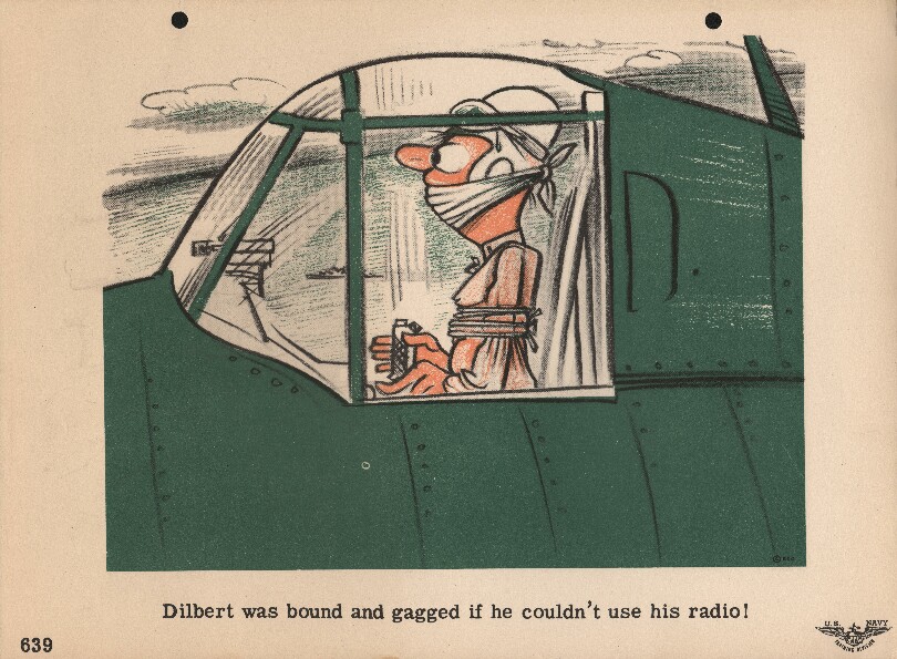 U.S. Navy Dilbert Training Posters