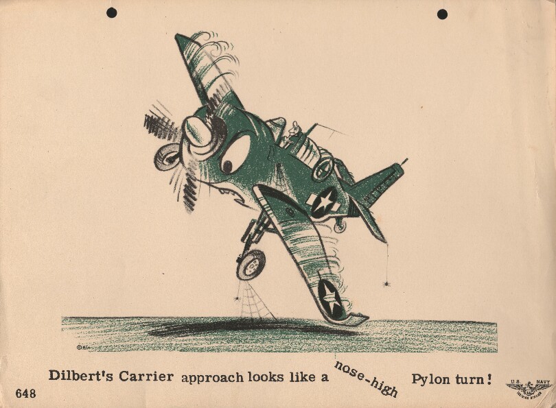 U.S. Navy Dilbert Training Posters