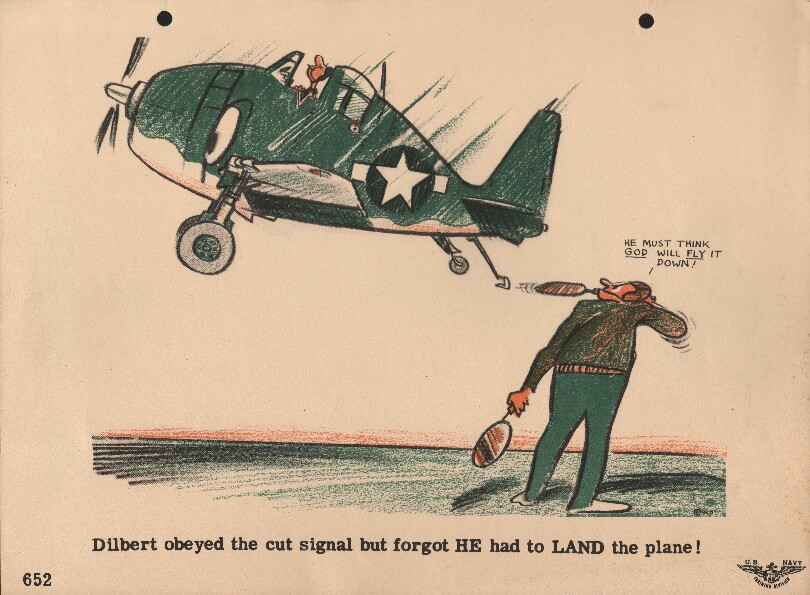 U.S. Navy Dilbert Training Posters