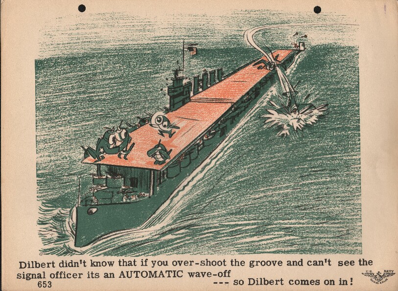 U.S. Navy Dilbert Training Posters