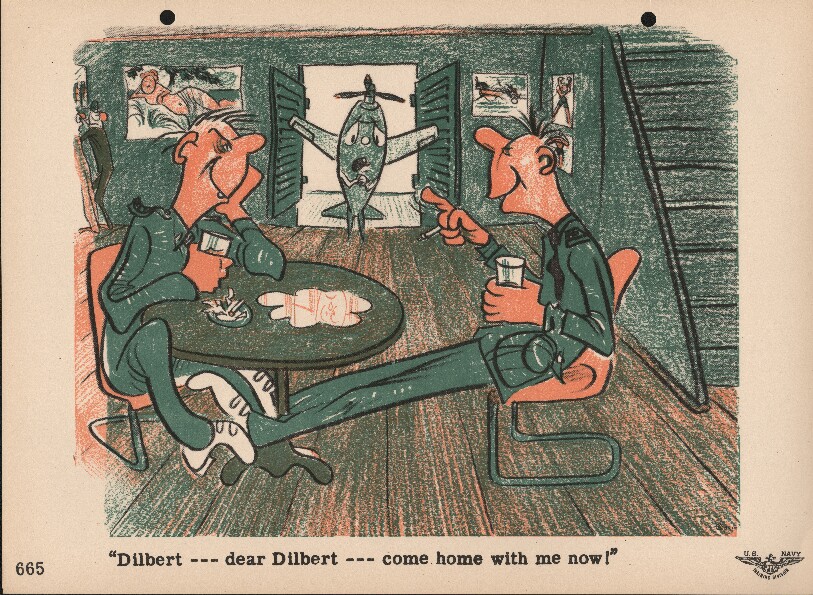 U.S. Navy Dilbert Training Posters