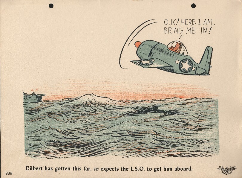 U.S. Navy Dilbert Training Posters