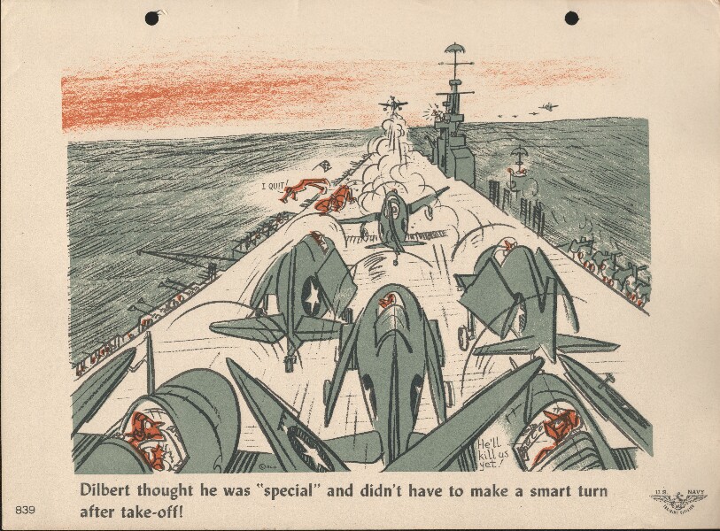 U.S. Navy Dilbert Training Posters