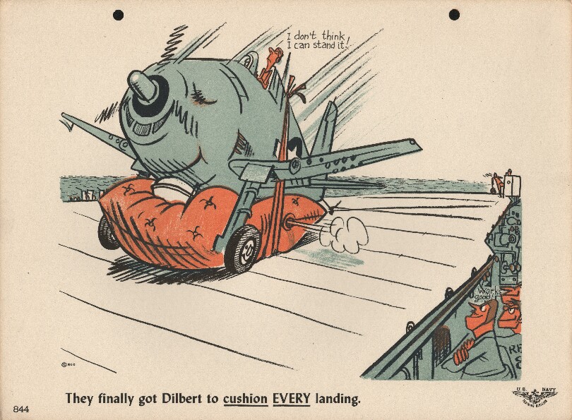 U.S. Navy Dilbert Training Posters