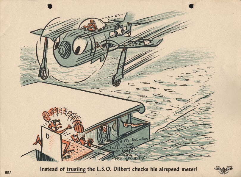 U.S. Navy Dilbert Training Posters
