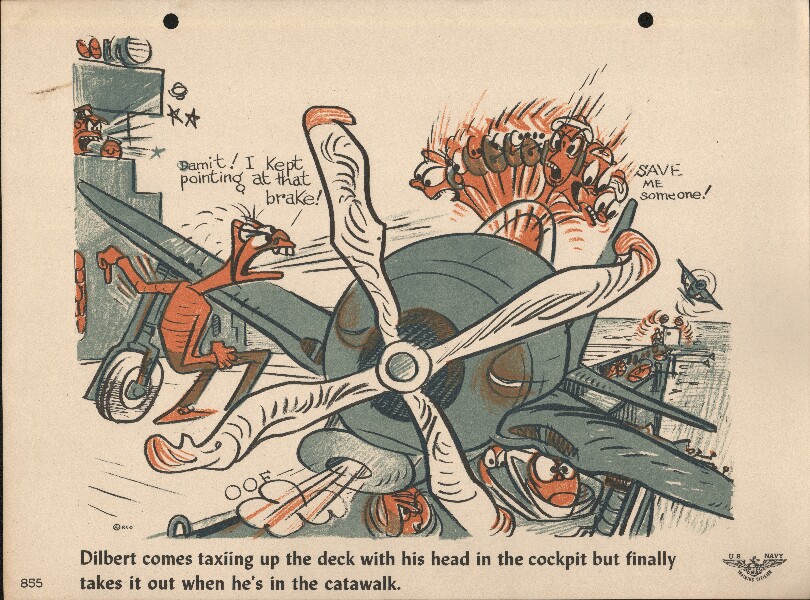 U.S. Navy Dilbert Training Posters