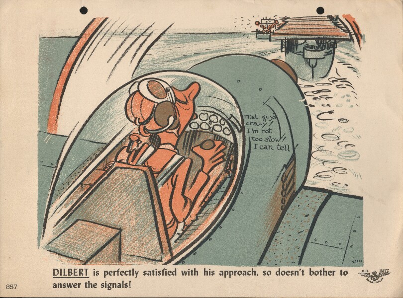 U.S. Navy Dilbert Training Posters