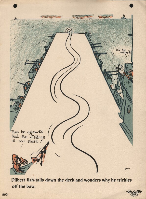 U.S. Navy Dilbert Training Posters